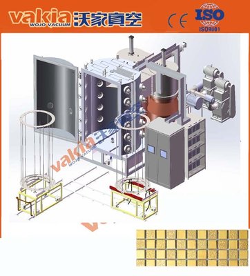 Ceramic Tile Arc Vacuum PVD Plating Machine Stainless Steel Material Compact Foot Print