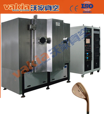 Anti Corrosion Brass Color Ion Plating Machine ISO2008 Approved For Club Head