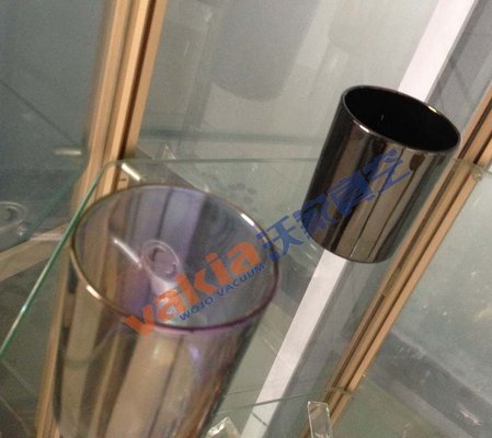 Black Color Glass Cups Cathodic Arc PVD Coating Machine Titanium Sputtering Plating Equipment