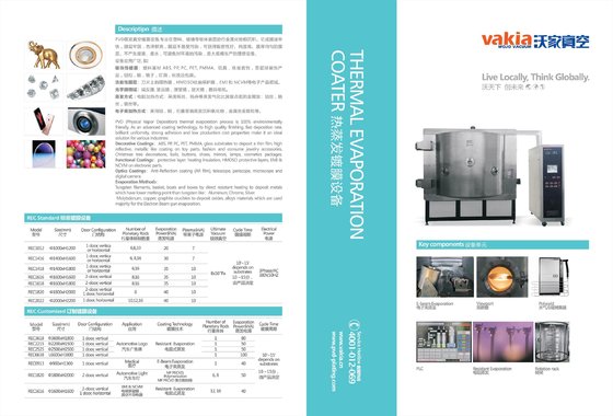 Resistant Evaporation Metallization, Resistant Evaporation Vacuum Coating Equipment