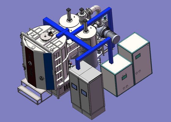 High Shiny Red Lens Plastic / Resin Optical Evaporation Coating Machine