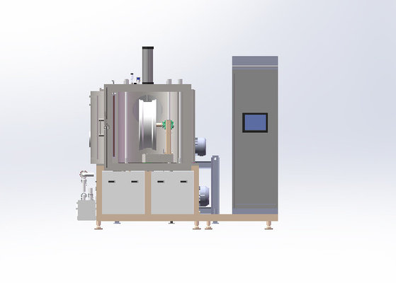 Automotive Wheel Vacuum PVD Hard Chrome Plating Machine , Car Rims Sputter Coating Machine