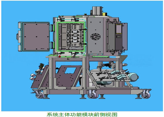 PLC Control ITO Film Coating , ITO Transparent Conductive Film Rolling Vacuum Plating Machine