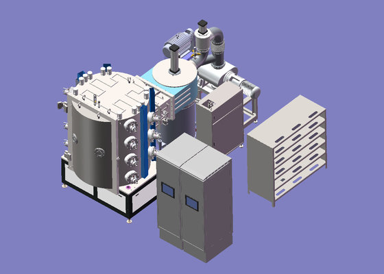Auto Vacuum Ion Plating Machine High Ionization For Sanitary Bathroom Accessory