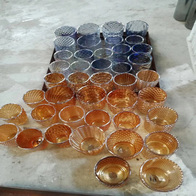 Vertical PVD Plating Machine Gold Color Plating For Glass Cup / Crystal Cup