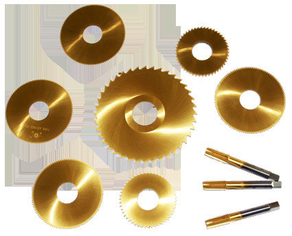 Vertical TiN / Hard Titanium Nitride Coating Equipment For Diamond Metal Files