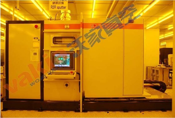 Horizontal PVD Coating Machine , Multi - Layer Roll To Roll Sputtering Web Coater