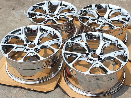 PVD Industrial Chrome Plating Equipment For Vehicle Wheels / Truck Wheels / Car Rims