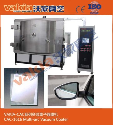 Glass Decoration Vacuum Metalizing Machine , High Vacuum Coating System