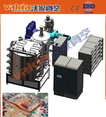 Crystal Plates Decoration PVD Plating Equipment, Fruit Glass Plates  Multi Arcs Plating Machine