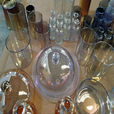 Pvd Vacuum Coating Machine Ion Plating Technology On Glassware Coating