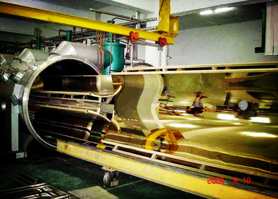 Cathodic Arc Vacuum Coating Machine on Stainless Steel Sheets / Pipes