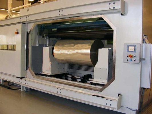 Sputtering Evaporation Vacuum Web Coater Robust Structure Compact Footprint Design