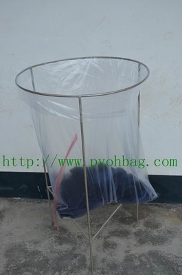 fully water soluble laundry bag for infection control in hospital and hotel PVA bag pvoh bag