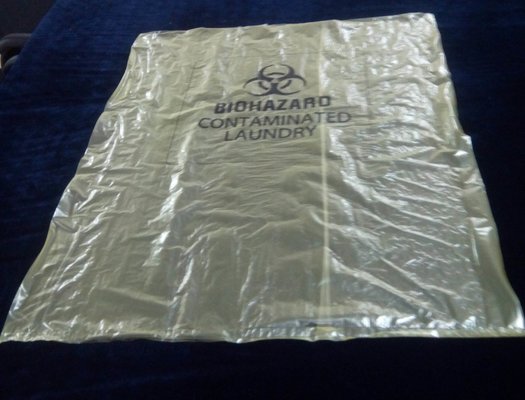 fully water soluble laundry bag for infection control in hospital and hotel PVA bag pvoh bag