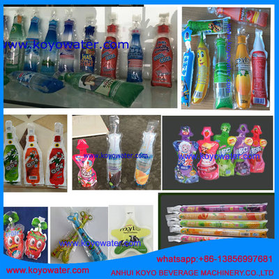 high quality PE or Nylon or BOPP laminated LDPE Bags of juice filling and sealing machine