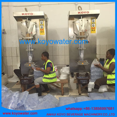 automatic small scale water production line/pouch/liquid sachet filling machine/Anhui KOYO packing machineries