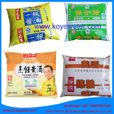 anhui koyo pure water sachet bag filling and sealing packing machine with date printing