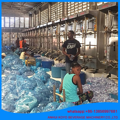 Koyo Brand high efficient sachet water packing machine/water bagging machine/pouch liquid filling machine