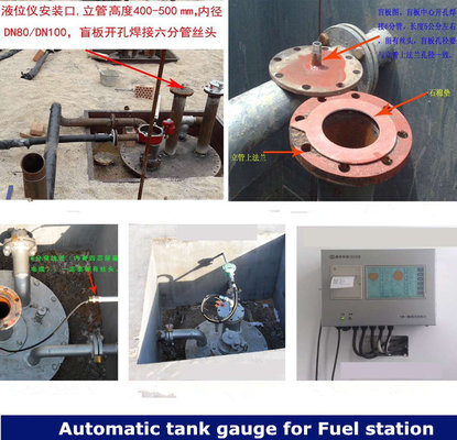 China high precisionTank gauging system  magnetostrictive probe fuel level sensor SYW-A customized probe