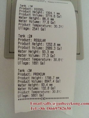Guihe Gas station storage tank fuel management system /diesel fuel level sensor