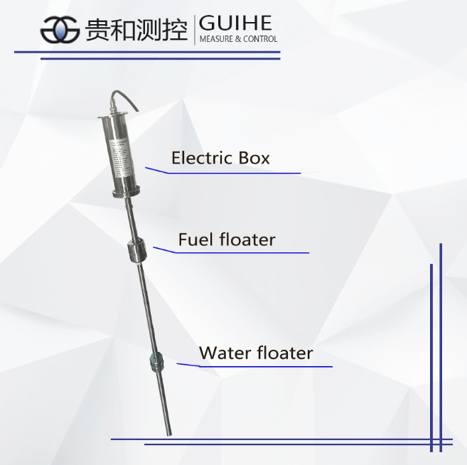 Guihe SYW-A mognetostrictive modbus rs485 floater type diesel fuel tank level sensor for gas station