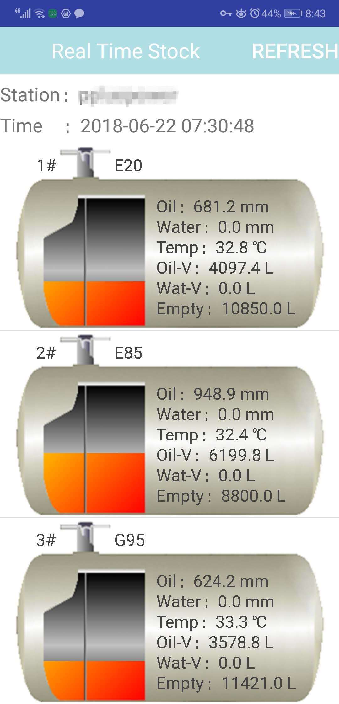 Guihe Automatic Tank Gauge/ OEM fuel pumps liquid tank level gauge GAS station ATG system magnetostrictive probe