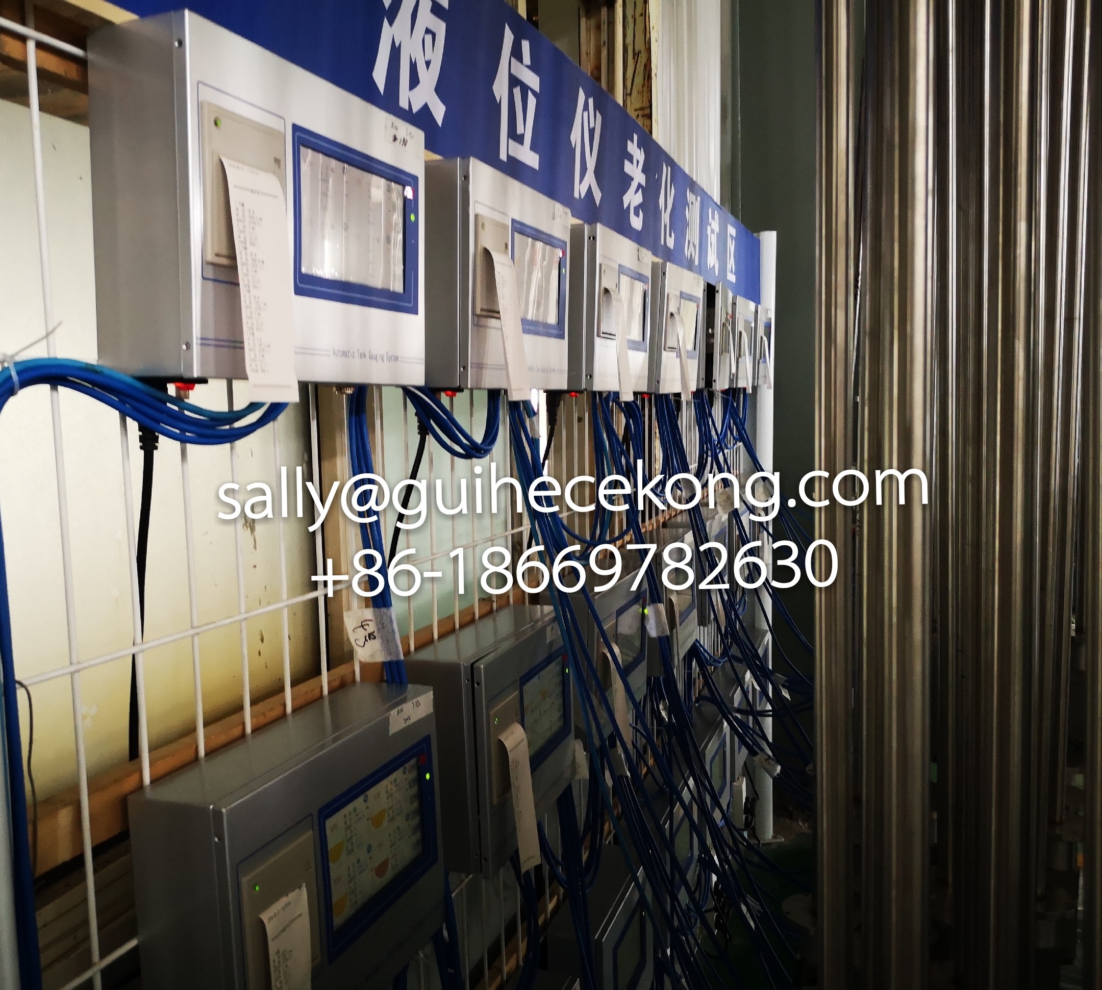 Petrol sation fuel tank monitoring /  Oil tank truck magnetostrictive float type probe/  diesel fuel tank level sensor