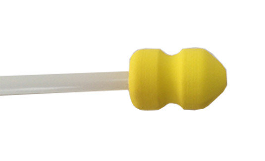 Foam yellow swine artificial insemination catheter
