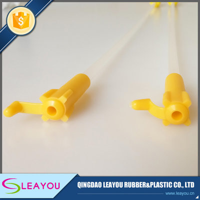 YELLOW GILT CATHETER WITH CAP HANDLE