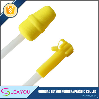 YELLOW GILT CATHETER WITH CAP HANDLE