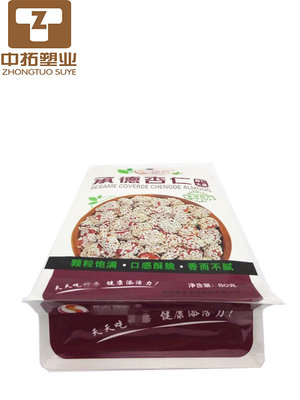 Stand Up Pouch Dry Fruit Nut Candy Packaging /eight side seal plastic dried food packaging bag