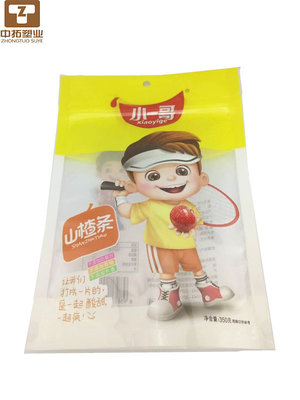 Printing Ziplock Mylar Packaging Stand Up Zipper Hawthorn Bags /Kraft Paple Custom Hawthorn Snack Food Bags