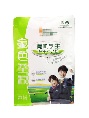 Ten Color Printing Eight Side Seal Health Care Bags , Calcium Milk Powder Packgaing Bag Customization