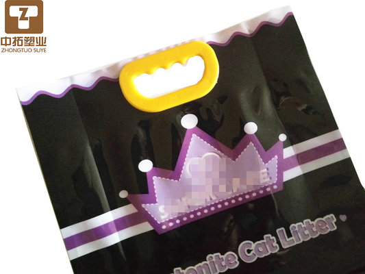 Custom handle cat litter bag、10L Cat Litter Bag、Moistureproof Cat Litter Bag Support for 10 color printing.