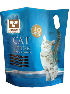 Custom Side Handle Cat Litter Bag、10L Cat Litter Bag、Moistureproof Cat Litter Bag Standing Cat Litter Bag