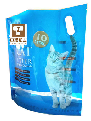 Custom Side Handle Cat Litter Bag、10L Cat Litter Bag、Moistureproof Cat Litter Bag Standing Cat Litter Bag