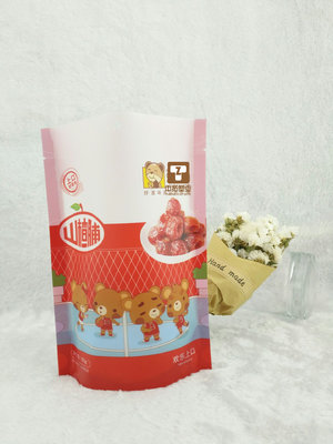 China Supplier Top Zip Plastic Bag / Round Bottom Plastic Food Packaging Bag / Stand Up Pouch Bag for snacks ,
