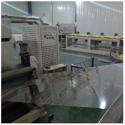 vrigin material 500 Micron Blue Tansparent Plastic Sheet Rolls for Thermoforming