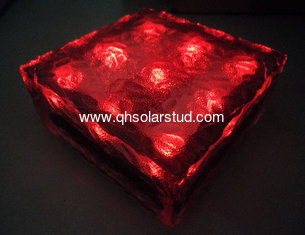 China Stone Garden Brick Lamps Outdoor Led Solar Ice Brick Lights With CE&ROHS Certificate And Factory Price supplier
