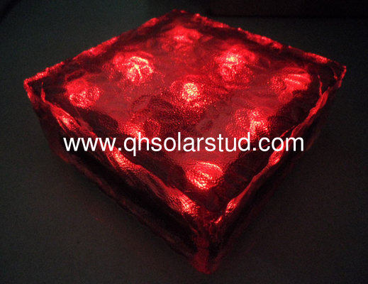 Stone Garden Brick Lamps Outdoor Led Solar Ice Brick Lights With CE&ROHS Certificate And Factory Price supplier