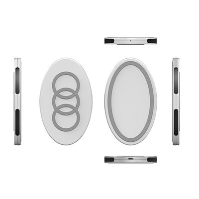 2015 Qi wireless charger charging pad receiver with 3 coil for iphone wireless charger