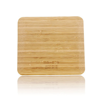 Wooden wireless charger for all QI enabled device power bank