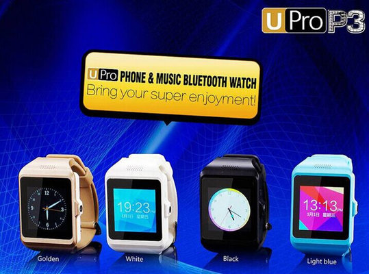 2015 Lastest Touch Screen smart watch SIM Card Smart Watch Bluetooth U Pro p3 smart watch