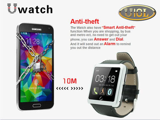 2015 new U10L IPS HD LCD Screen waterproof smart watch for android & IOS /smart watch