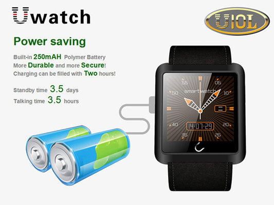 2015 new U10L IPS HD LCD Screen waterproof smart watch for android & IOS /smart watch