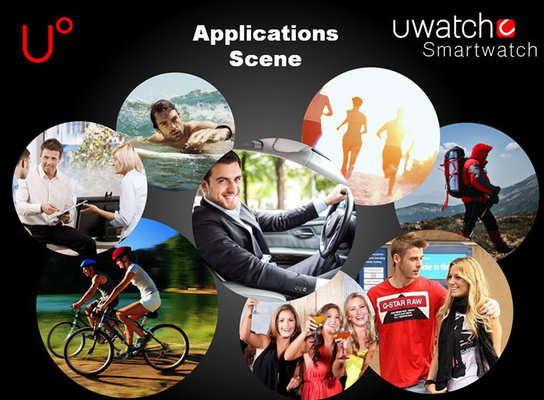 2015 most popular TFT touch screen smart watch on  bluetooth smart watch phone