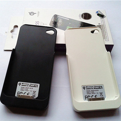 Hot Selling Qi Wireless Charging Receiver Wireless Charger Case for iPhone 4