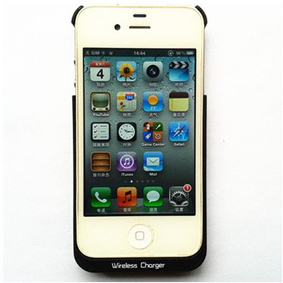 Hot Selling Qi Wireless Charging Receiver Wireless Charger Case for iPhone 4