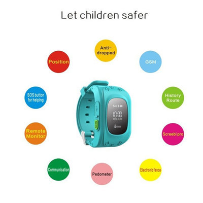 New Call Smart Watch Sim Card With GPS, Pedometer Multi-Funcational Kids Smart Watch